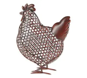 ZINGZ & THINGZ Zingz & Things Chicken Wire Chicken Sculpture
