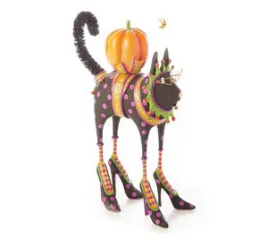 MACKENZIE-CHILDS Scaredy Cat Figure - One-color