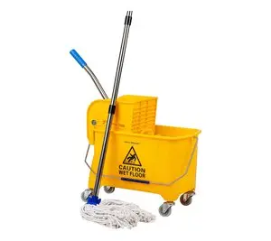MIND READER Bucket With Wringer And Mop Set