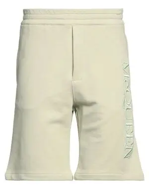 Alexander McQueen Shorts & Bermuda Shorts Light Cotton Blend Sage Green