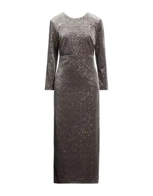 Peserico Long Sleeve Sequined Maxi Dress