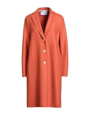 Harris Wharf London Light Virgin Wool Coat Red