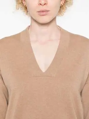 Peserico Metallic-threading Jumper - Brown