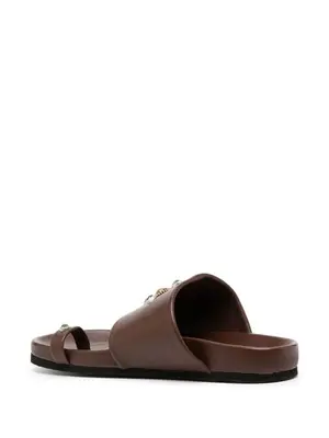 MADISON MAISON Tyche Toe Ring Sandals - Brown