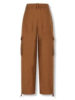 STUDIO TOMBOY Straight-leg Cargo Trousers - Brown