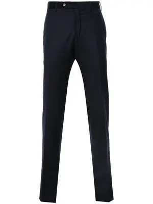 PT TORINO Pressed-crease Trousers - Blue