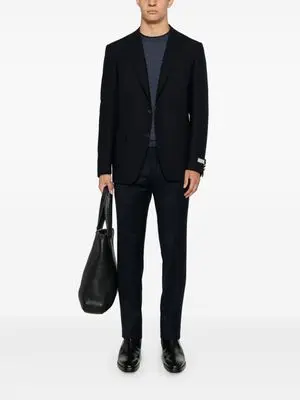 PT TORINO Pressed-crease Trousers - Blue
