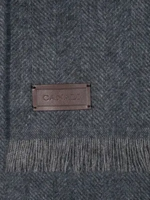 Canali Herringbone Scarf