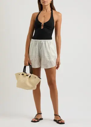 Melissa Odabash Tampa Halterneck Swimsuit - Black