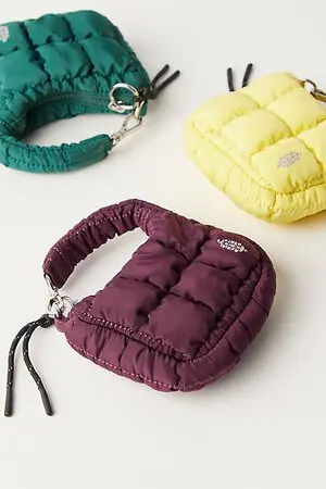 Free People Free People Quilted Micro Pouch Sugar Plum