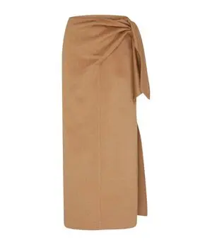 Max Mara Acline Midi Skirt - Beige