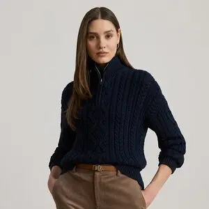 Women's Aran-knit Sweaters