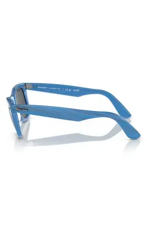Ray-ban Wayfarer Square Sunglasses - Striped Blue/grey