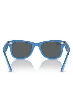 Ray-ban Wayfarer Square Sunglasses - Striped Blue/grey