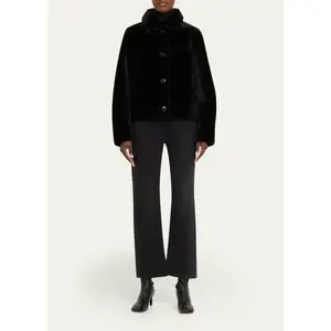 YVES SALOMON Tailored Shearling Coat