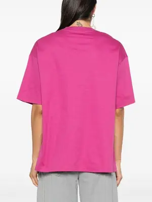 LANVIN Logo-embroidered T-shirt