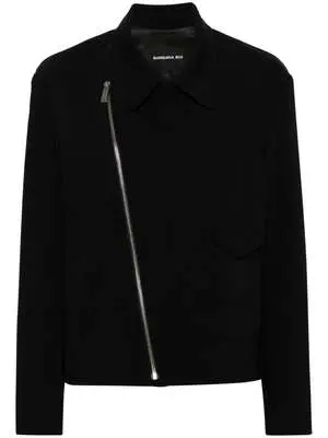 Barbara Bui Crepe Biker Jacket