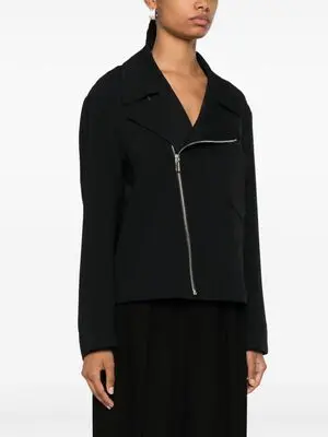 Barbara Bui Crepe Biker Jacket