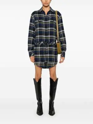 Dsquared2 Plaid-check Mini Dress