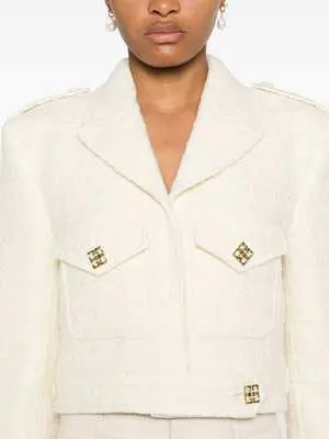 Givenchy Cropped Tweed Jacket