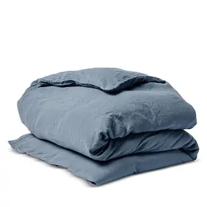 COYUCHI Relaxed Linen Duvet Cover, Full/queen Harbor