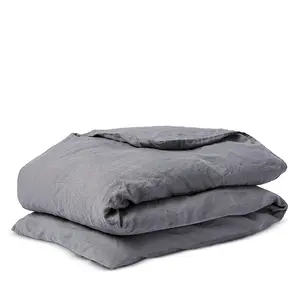 COYUCHI Relaxed Linen Duvet Cover, Full/queen Slate