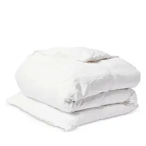 COYUCHI Relaxed Linen Duvet Cover, Full/queen - White
