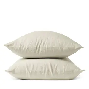 COYUCHI Relaxed Linen Standard Sham Chambray
