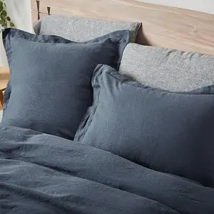 COYUCHI Relaxed Linen Standard Sham Harbor