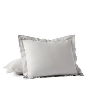COYUCHI Refined Percale Sham, Standard - Seal