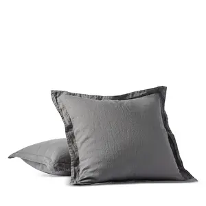 COYUCHI Relaxed Linen Euro Sham - Slate