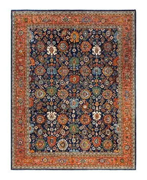 Bloomingdale'S Serapi M1993 Area Rug, 9'2 X 11'9 - Blue