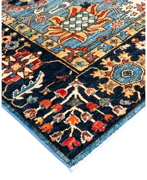 Bloomingdale'S Serapi M1993 Area Rug, 8' X 9'8 - Light/blue