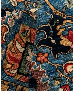 Bloomingdale'S Serapi M1993 Area Rug, 8' X 9'8 - Light/blue