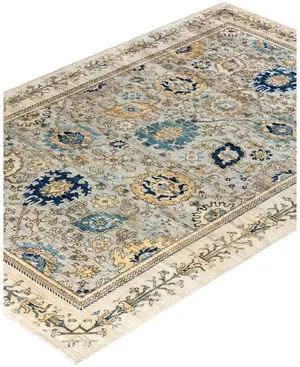 Bloomingdale'S Serapi M1993 Area Rug, 5'9 X 8'7 - Gray