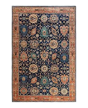Bloomingdale'S Serapi M1993 Area Rug, 6'2 X 9'1 - Blue