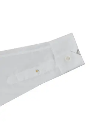 Robert Talbott Reynolds Solid Poplin Dress Shirt - White
