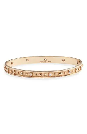 Anzie Dew Drop Méditerranée Bangle Bracelet - Diamond