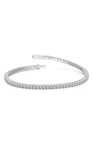 Lafonn Flexible Simulated Diamond Tennis Bracelet - Silver