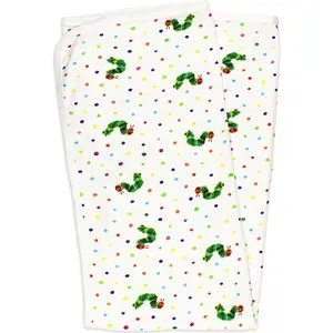 L'OVEDBABY X 'the Very Hungry ™ Organic Cotton Blanket - Caterpillar