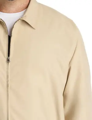 HARBOR BAY BY DXL Big & Tall Golf Jacket - Tan