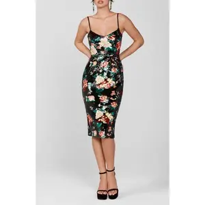 HELSI Hayden Sequin Midi Cocktail Dress