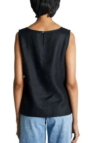 REISTOR Paneled Boat Neck Top