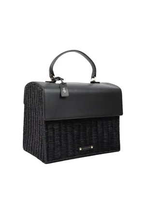 MODERN PICNIC The Large Luncher - Black Wicker