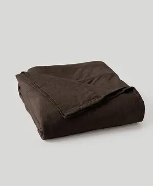 PACT Organic Favorite Tee Jersey Flat Sheet - Chocolate Heather