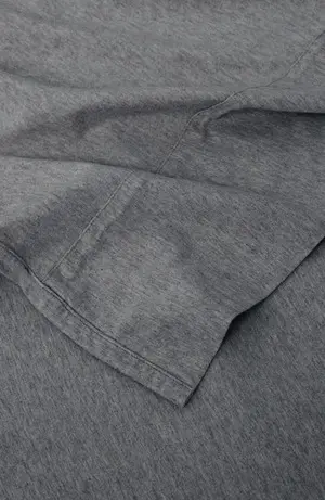 PACT Organic Favorite Tee Jersey Flat Sheet - Medium Grey Heather