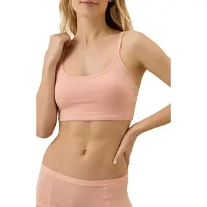PACT Everyday Strappy Scoop Bralette - Peach