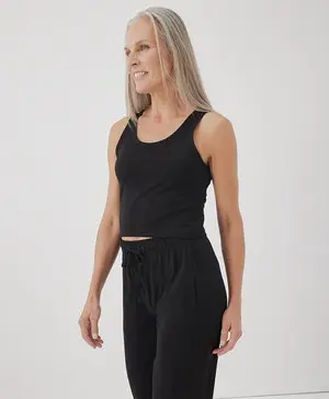 PACT Organic Cotton Fitted Lounge Tank