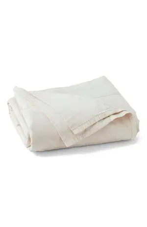 PACT Organic Cotton Organic Room Service Sateen Flat Sheet - Bone