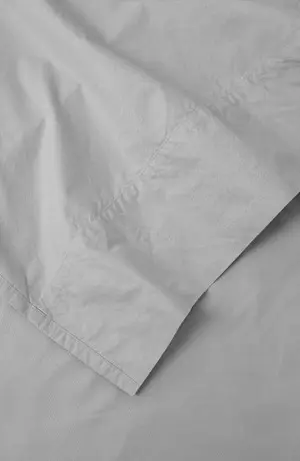 PACT Organic Cool-air Percale Flat Sheet - Lunar